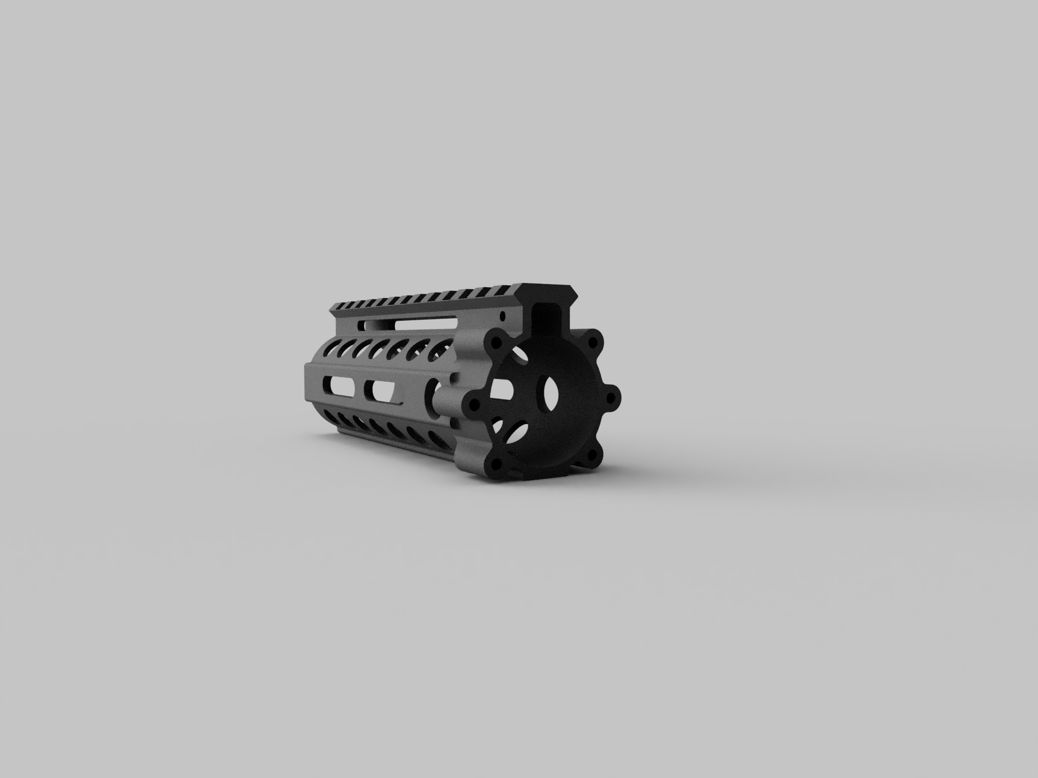 Free STL file Airsoft Noveske Style Short rail system with M-lok - R3D ...