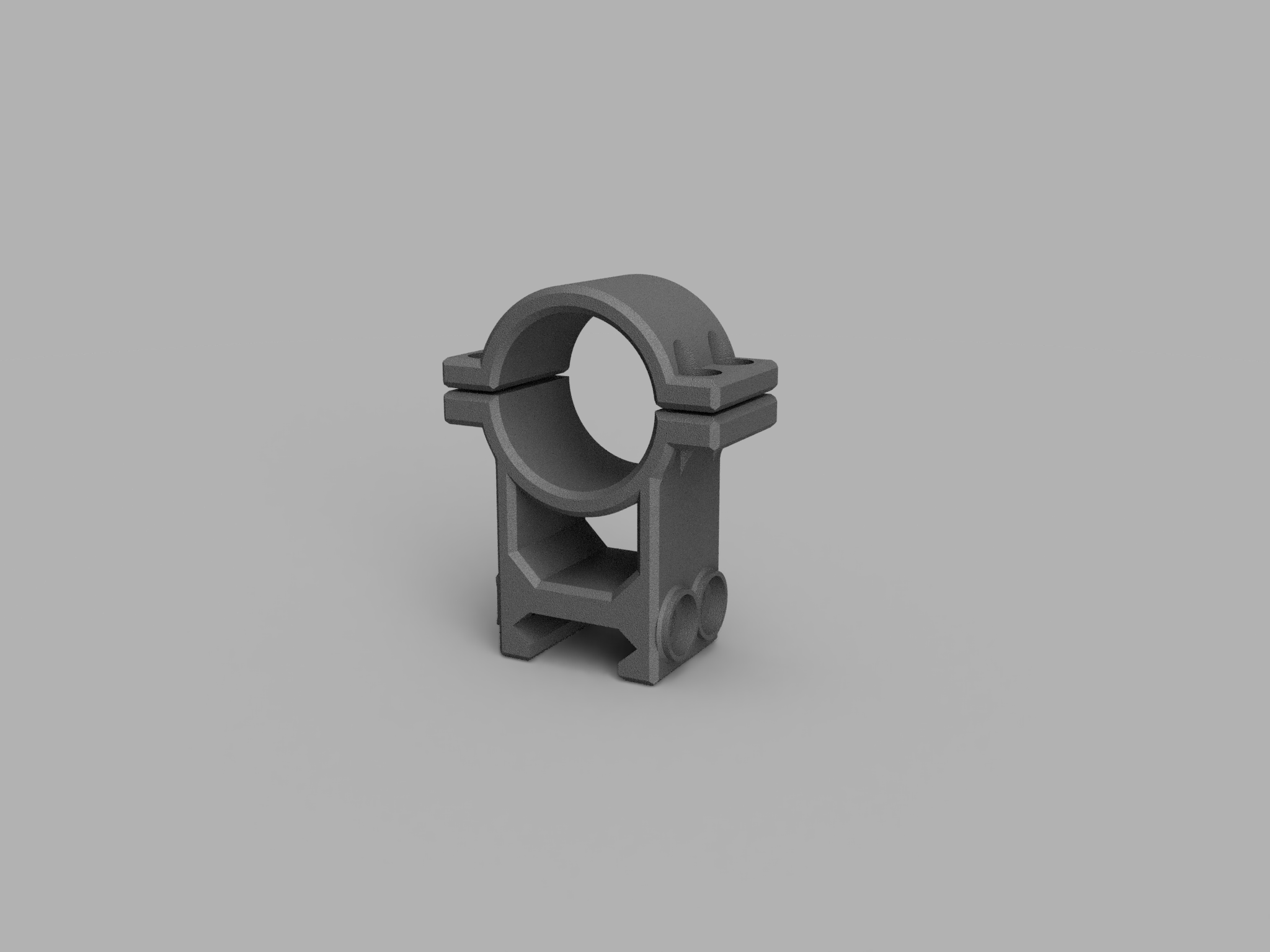 Free STL file Airsoft Scope rings - 25mm mounting 🔫・3D printer design ...