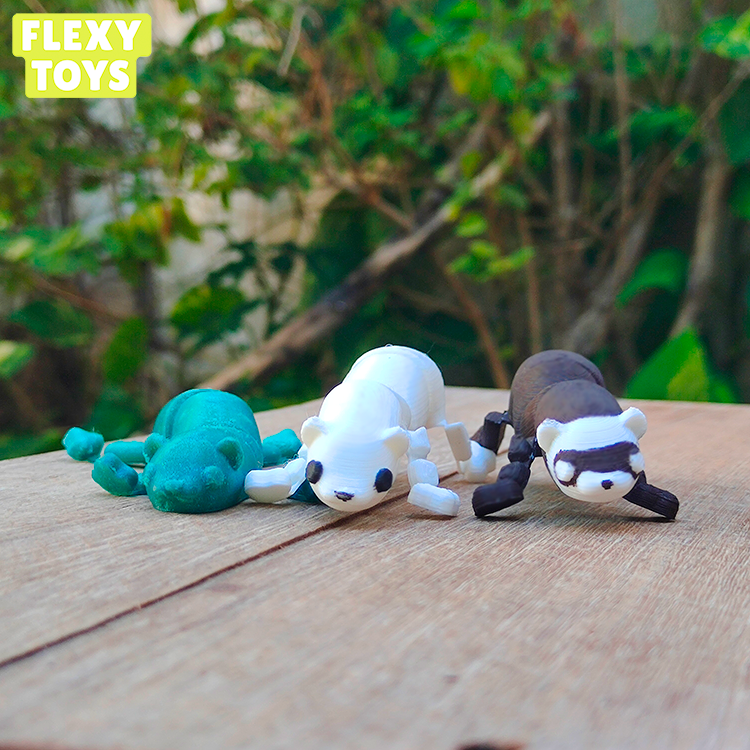 STL file Ferret / Ferret Flexy 🎲・Model to download and 3D print・Cults