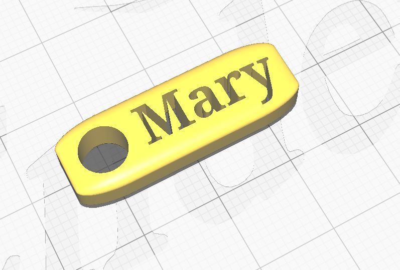 STL file Keychain name Mary・3D print design to download・Cults