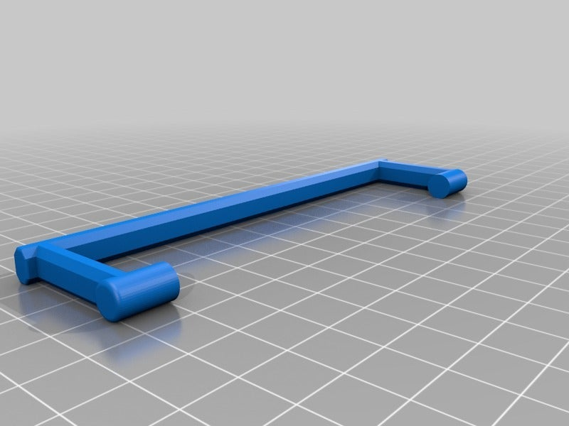 Free STL file Foldable Handle low profile (Poignée repliable faible ...