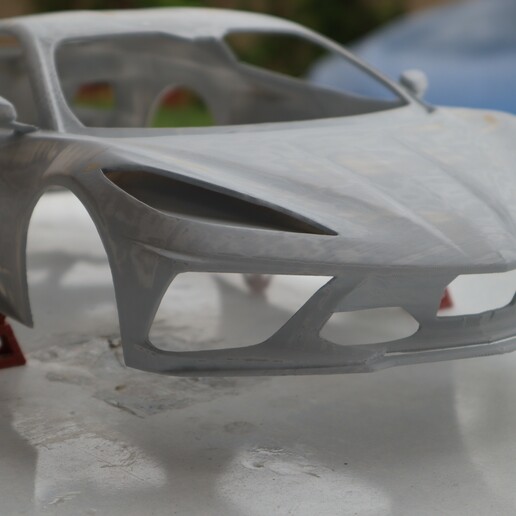 Download STL file 10th scale C8 Corvette 2020 • 3D printable design ・ Cults