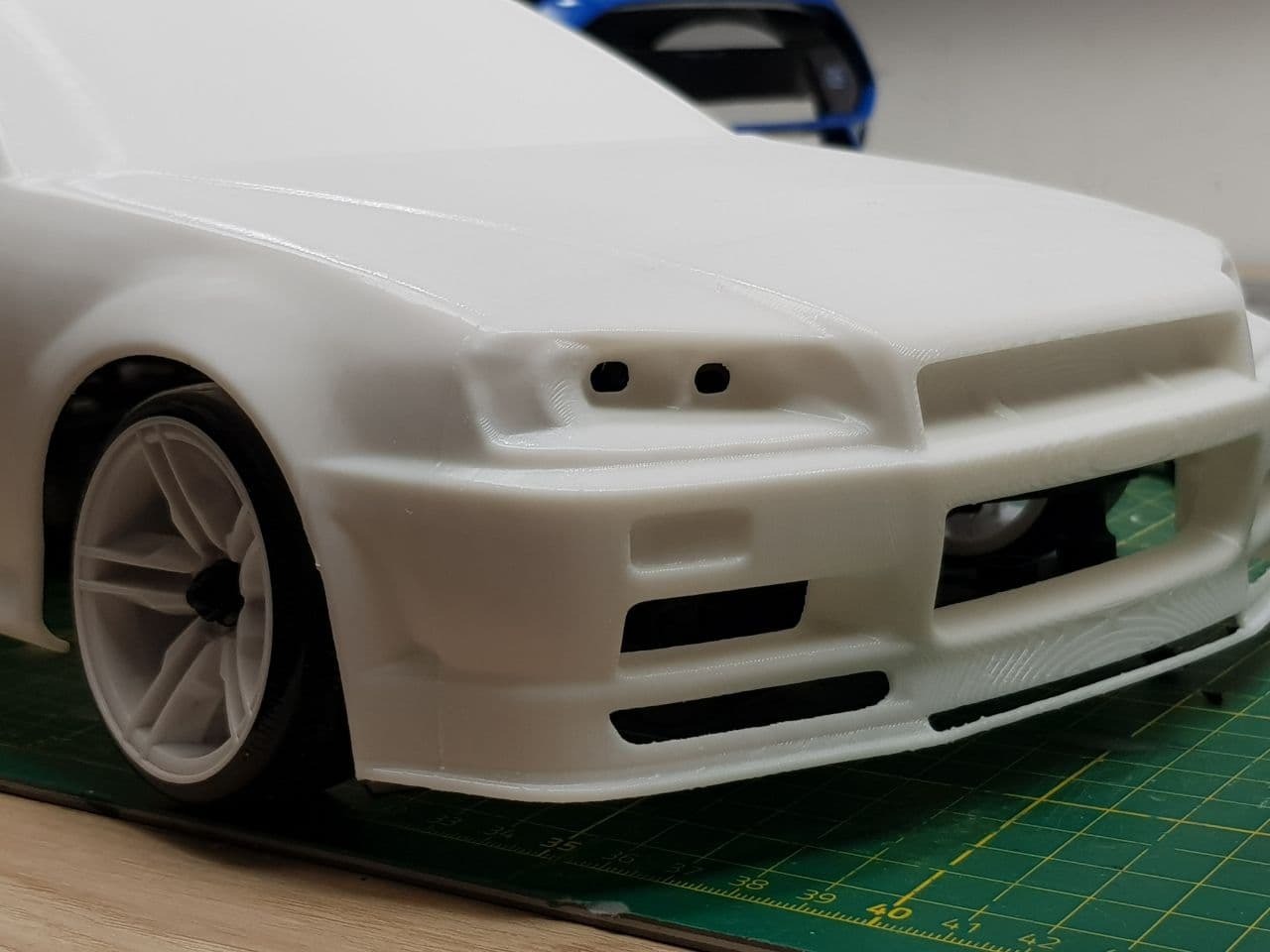 STL file Nissan skyline R34 10th scale 260mm Wb 🚗・3D print design to ...