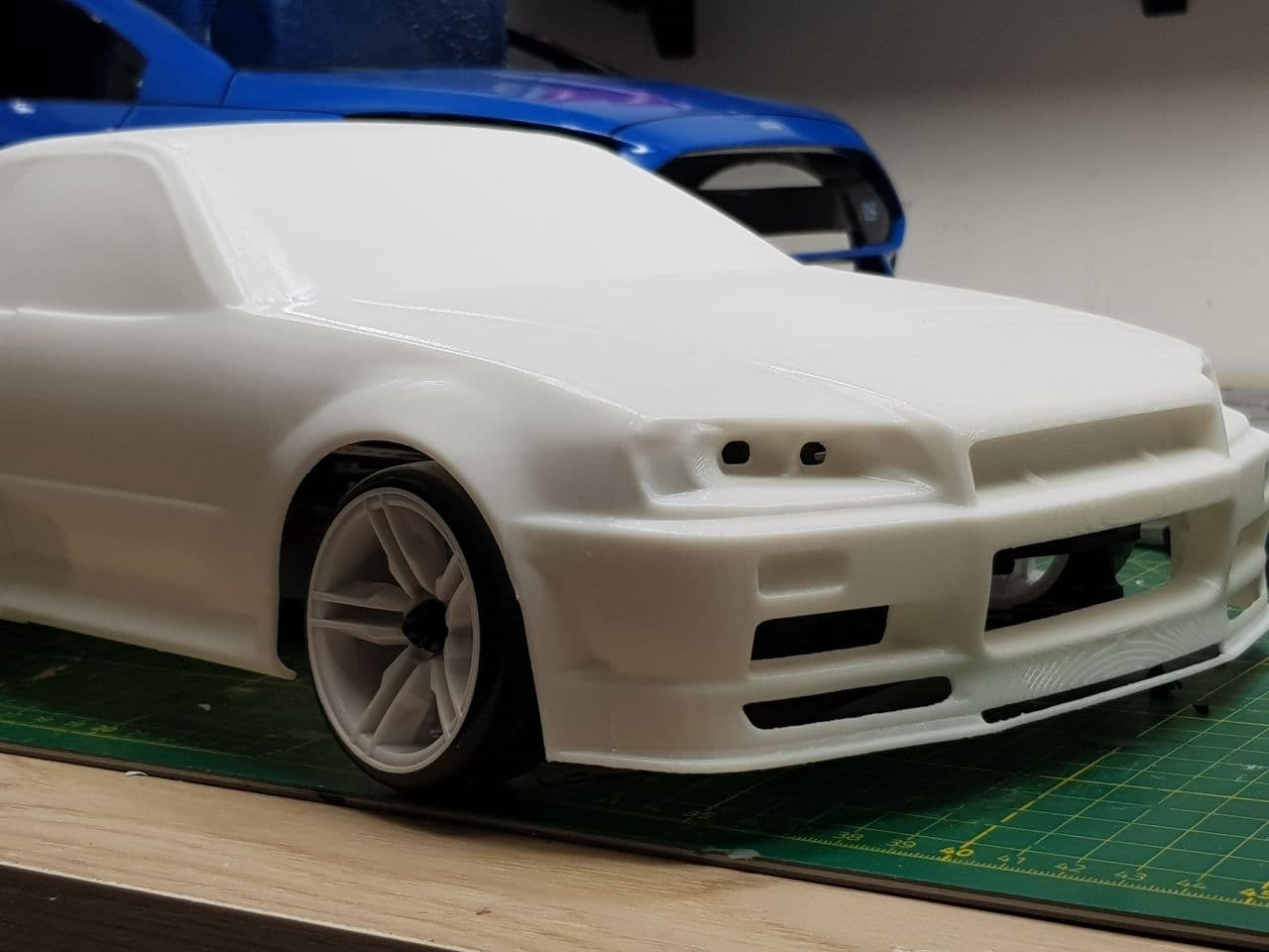 STL file Nissan skyline R34 10th scale 260mm Wb 🚗・3D print design to ...
