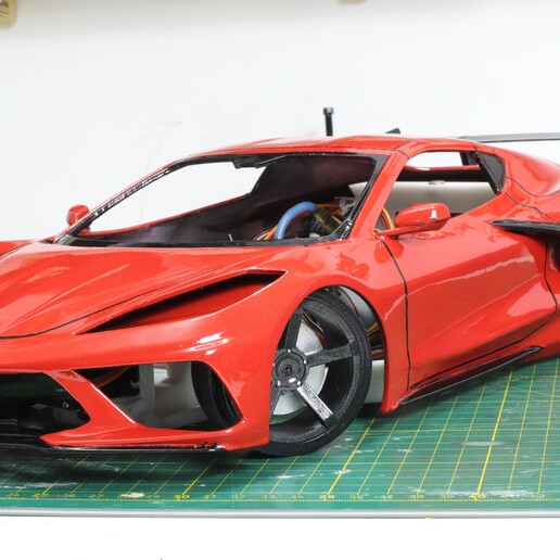 Download STL file 10th scale C8 Corvette 2020 • 3D printable design ・ Cults