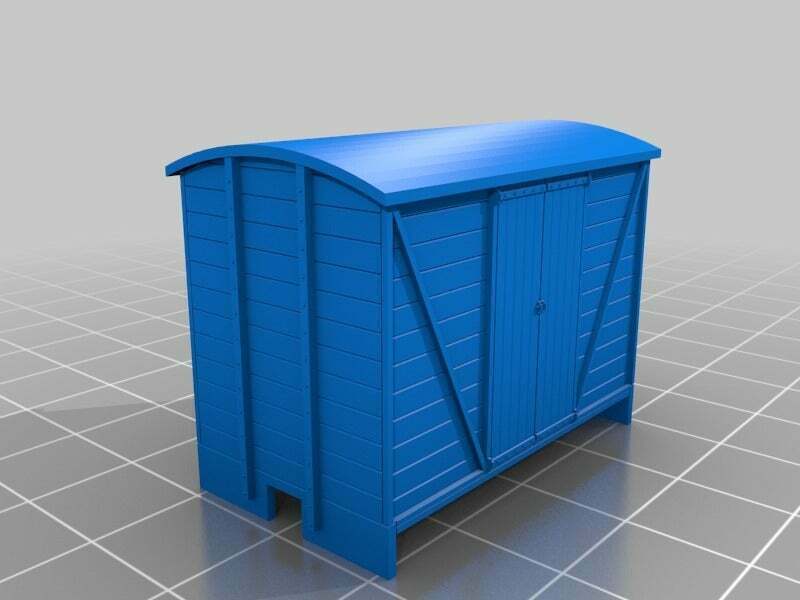 Free STL file 009 closed goods van body・3D printable object to download ...