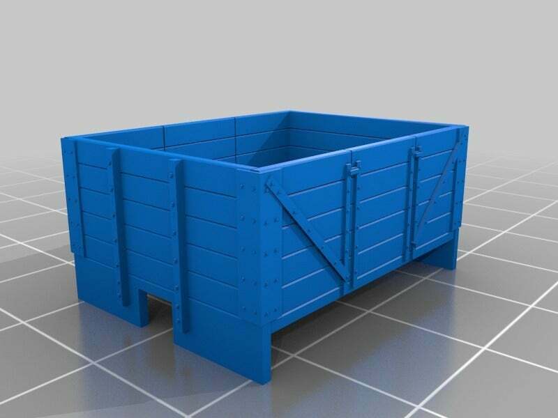 Free STL file 009 coal wagon body・3D printable model to download・Cults