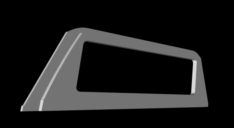 STL file Tamiya Bruiser / HGP407 Rear Window Frame・3D printable design ...