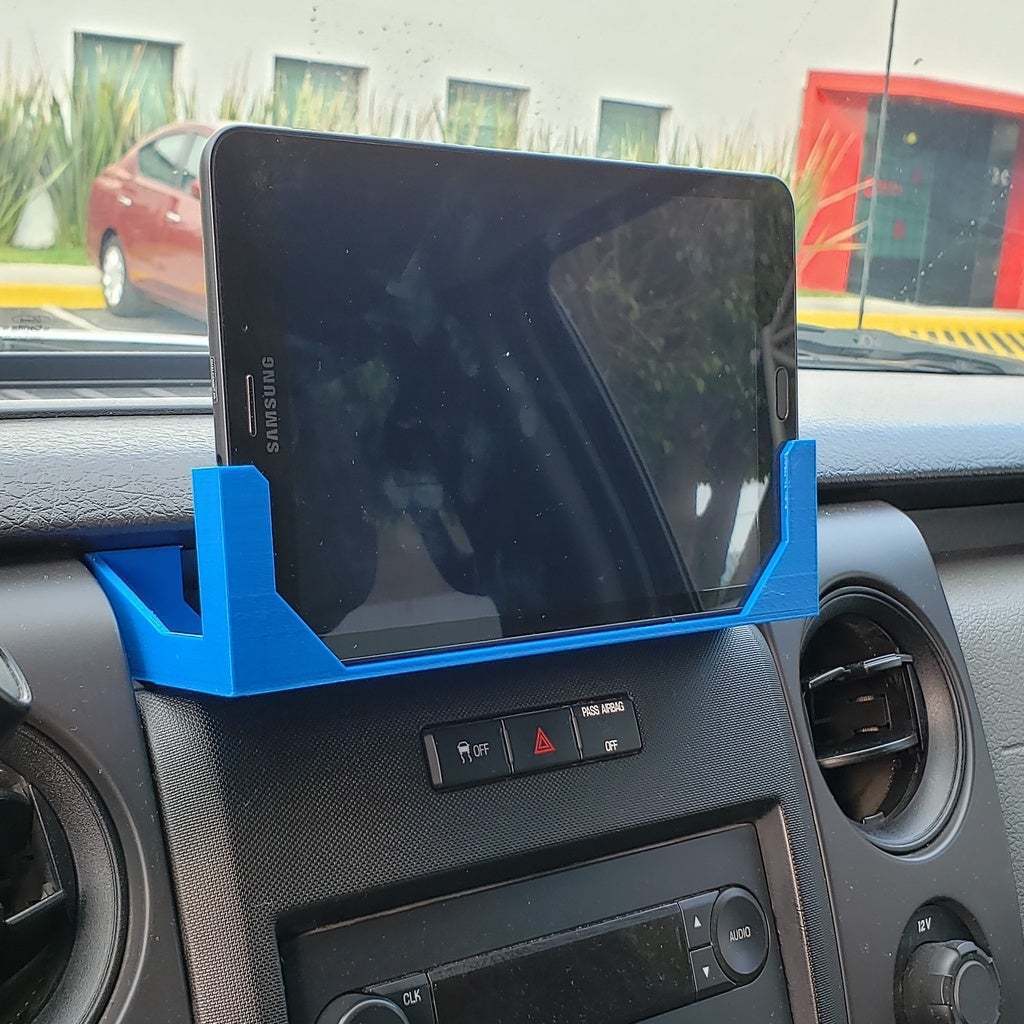Free STL file F-150 (2012) tablet mount for 8" tablet・3D print object ...