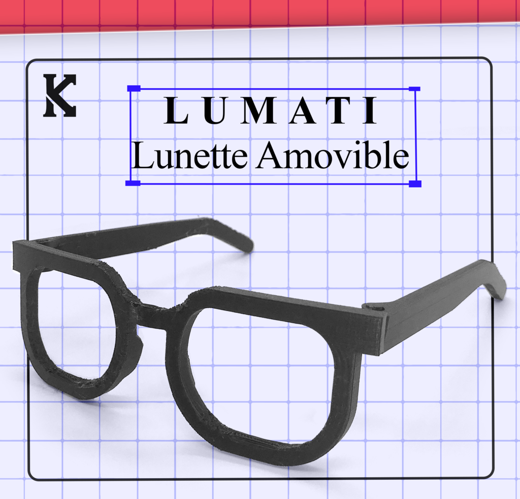 Archivo 3D gratis LUMATI (LUNETTE AMOVIBLE)・Plan de la impresora 3D ...