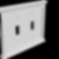 Download STL file Single, Double, & Triple Light Switch Covers ・ Cults