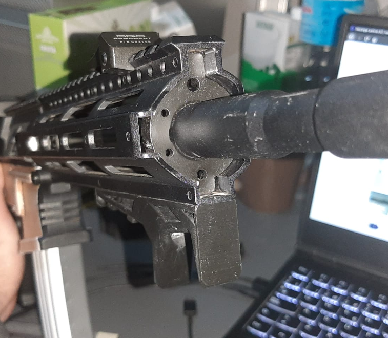 STL file Handstop Horizontal grip slim mlock airsoft 🔫・3D printing ...