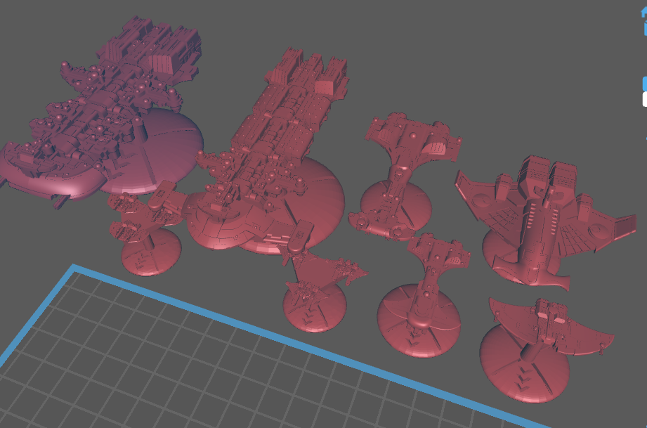 STL file SUPPORTED Warfleets: FTL Alliance Fleet 🚢・3D print design to ...