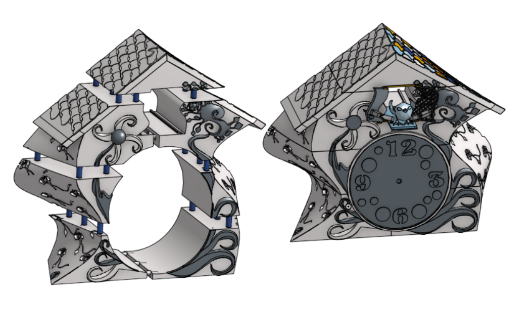 Free STL file Wall Clock 🕰️・3D printing template to download・Cults