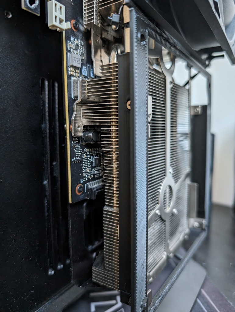Free 3D file Asus 3080ti tuf fan duct 140mm 🖥️・3D printable design to ...