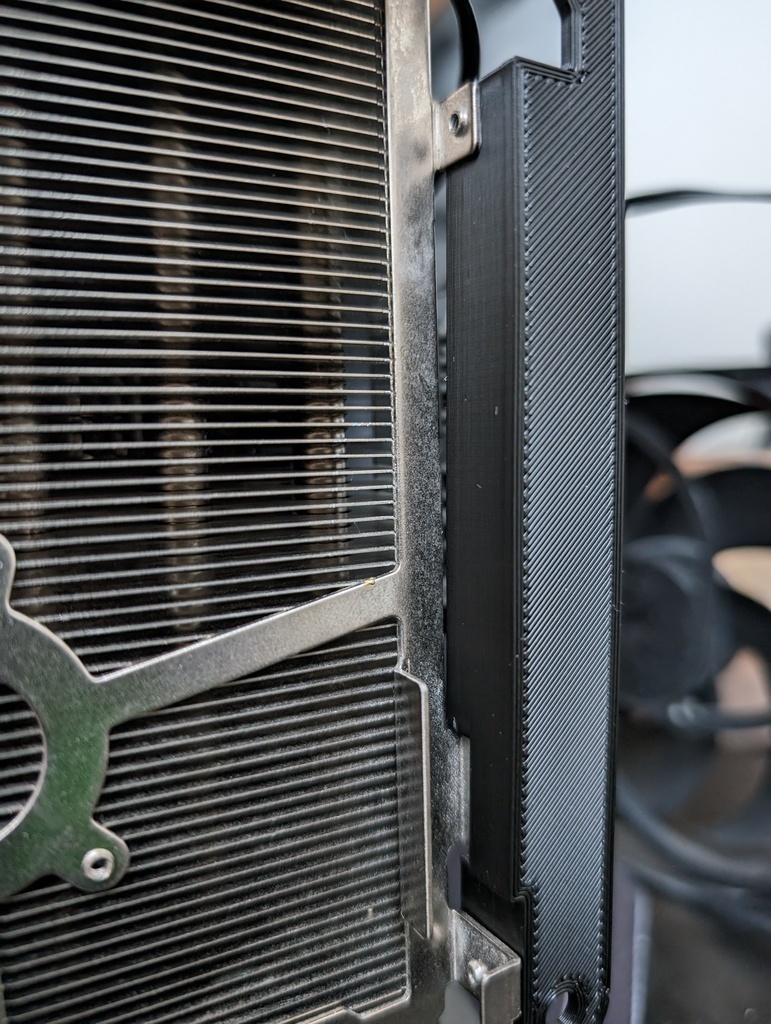 Free 3D file Asus 3080ti tuf fan duct 140mm 🖥️・3D printable design to ...