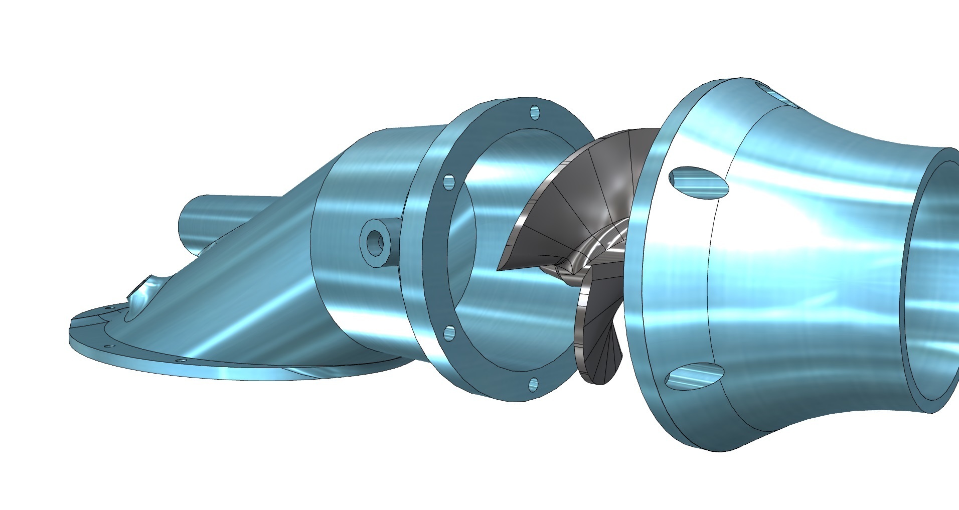 STL file WATER JET PUMP PROPULSION UNIT 80MM 🚰・3D printing idea to ...