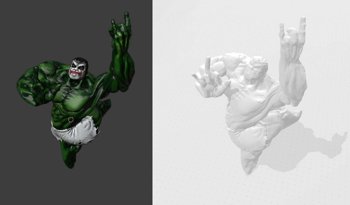 Download free STL file Hulk Dance 2.0 • 3D printing design ・ Cults