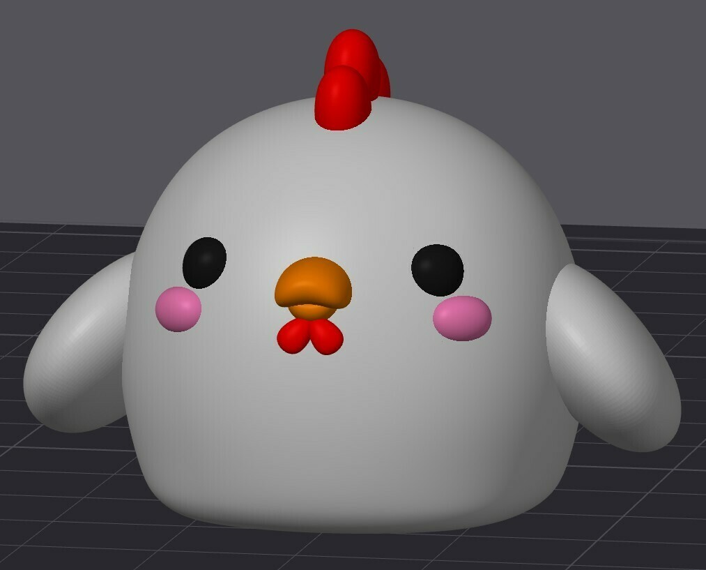 Free 3D file Chicken Multi Color・3D printer model to download・Cults