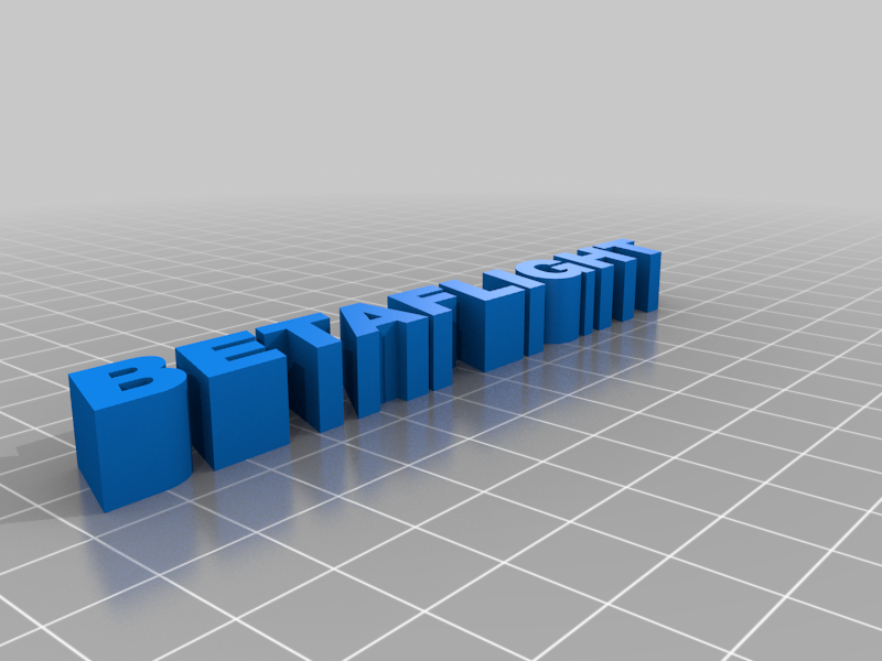 Fichier 3D gratuit Logo BetaFlight・Plan pour impression 3D à ...