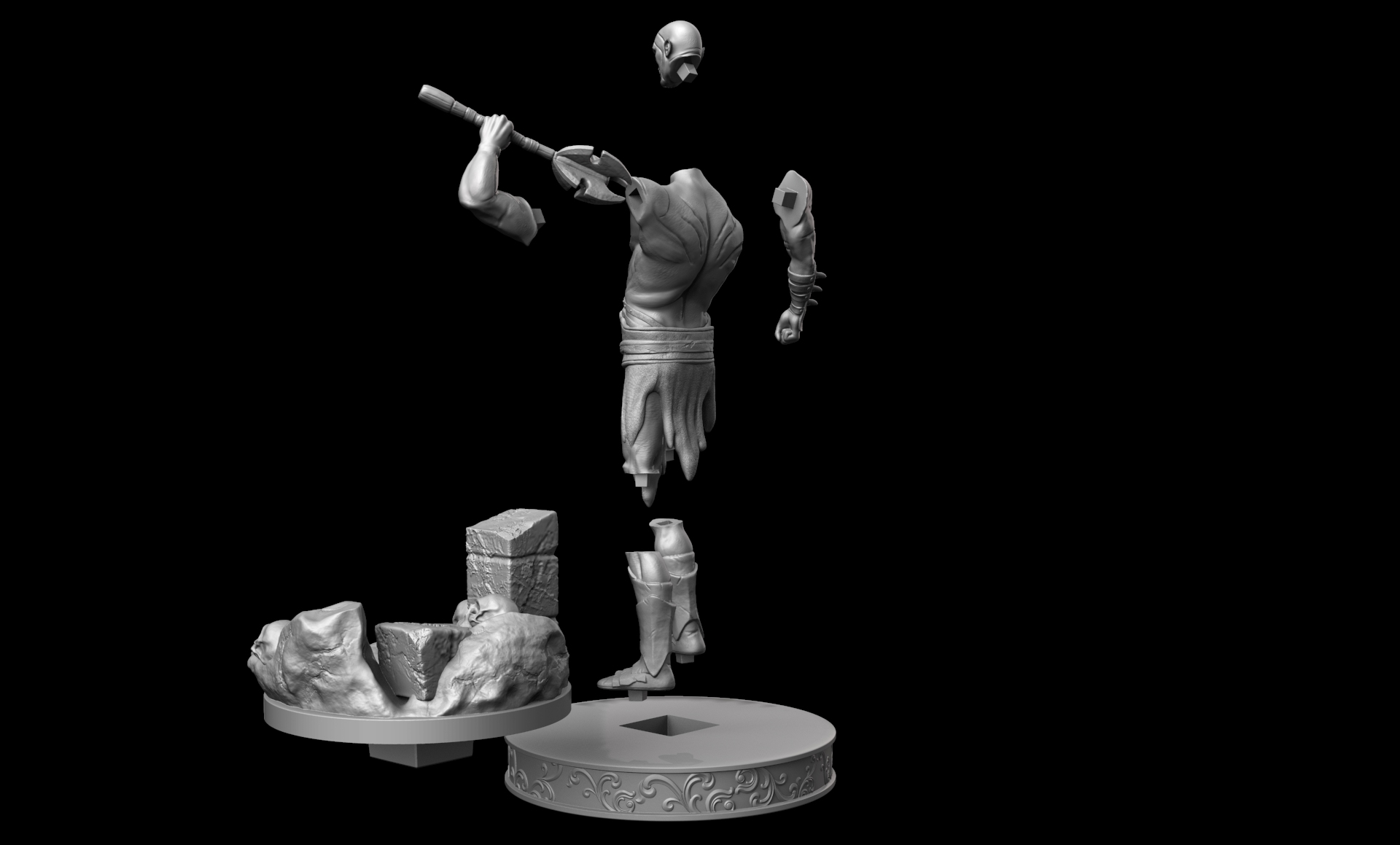 3D file Azog The Defiler Fan Art・3D printing idea to download・Cults