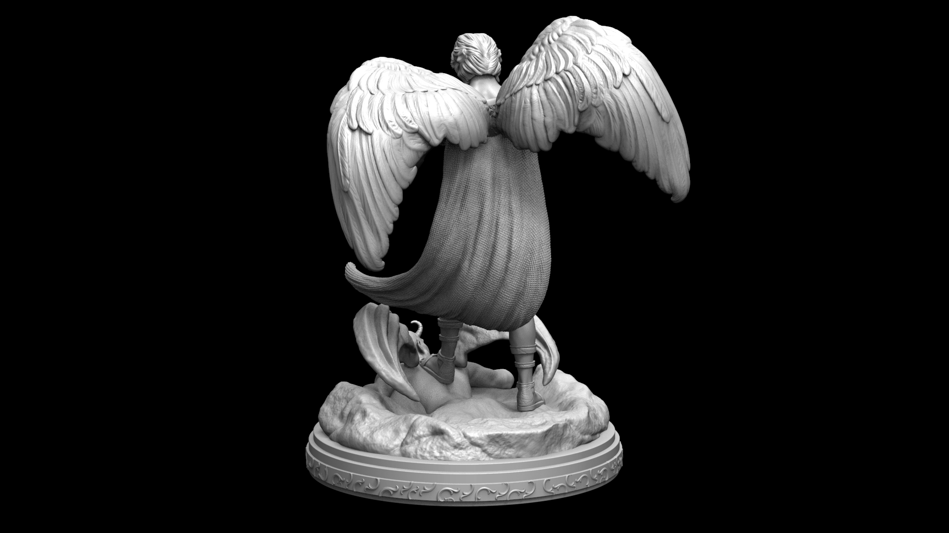 STL file St Michael Archangel・Model to download and 3D print・Cults