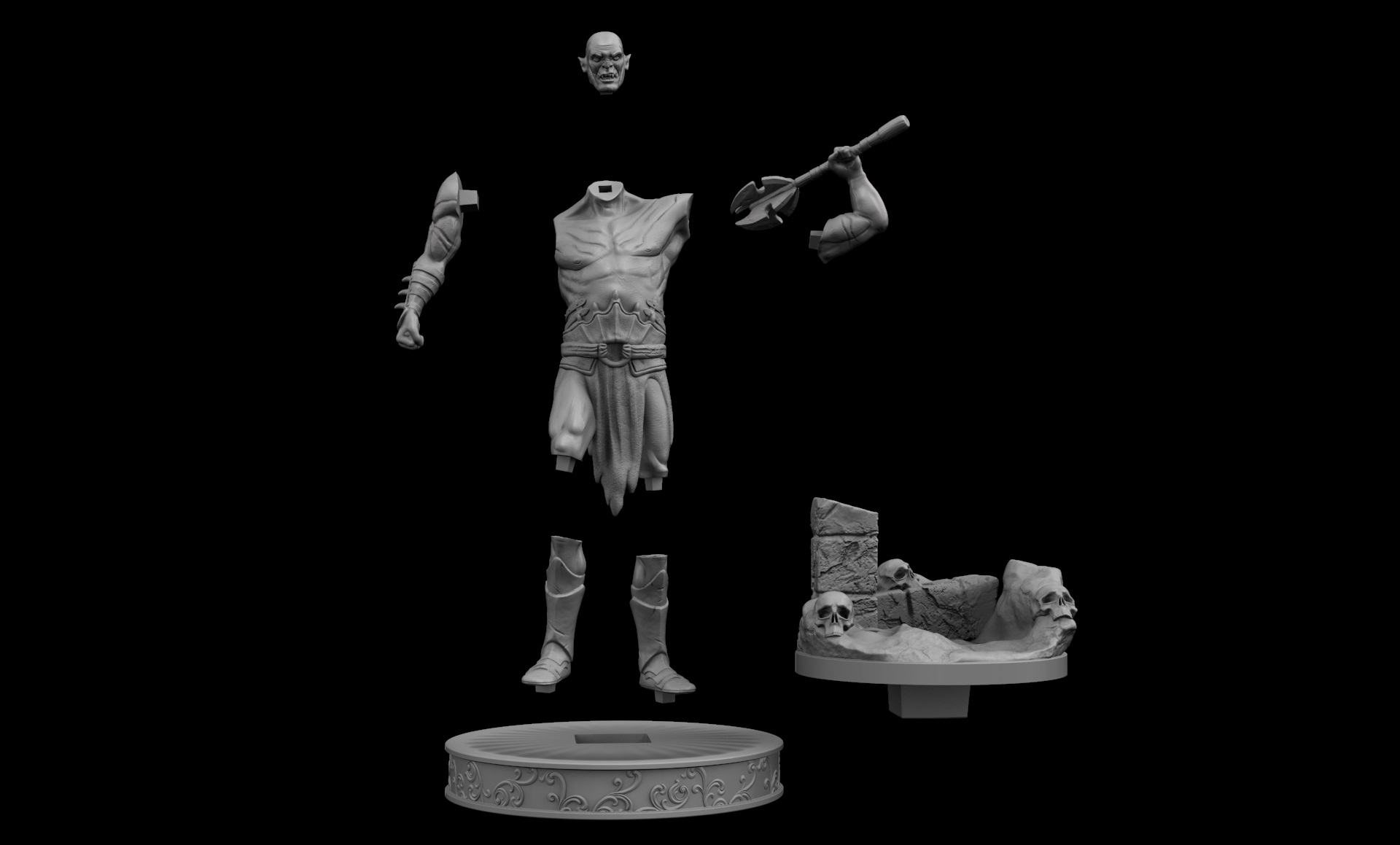 3D file Azog The Defiler Fan Art・3D printing idea to download・Cults