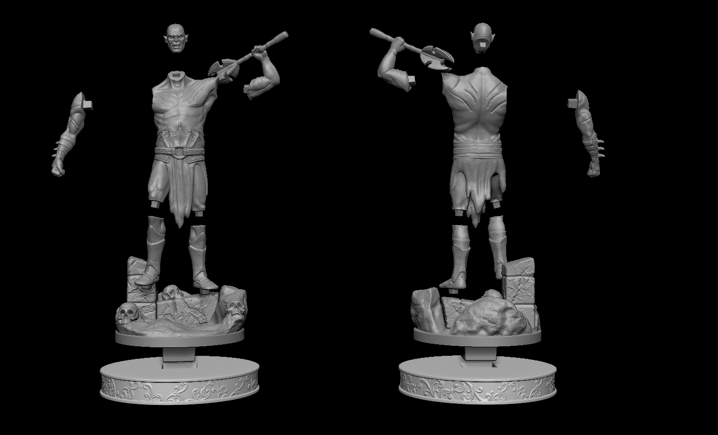 3D file Azog The Defiler Fan Art・3D printing idea to download・Cults