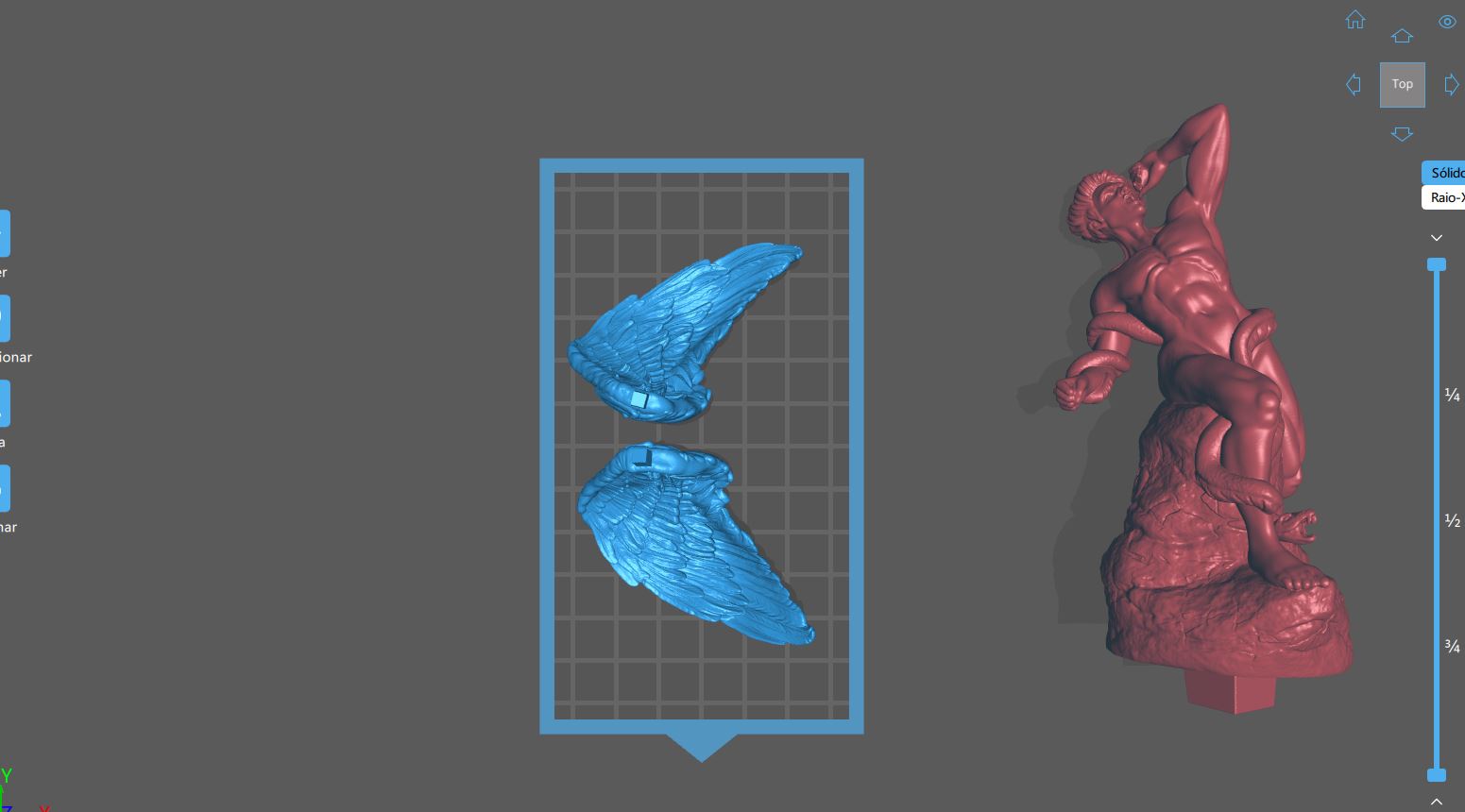 Archivo STL Ángel caído 🐉・Modelo imprimible en 3D para descargar・Cults