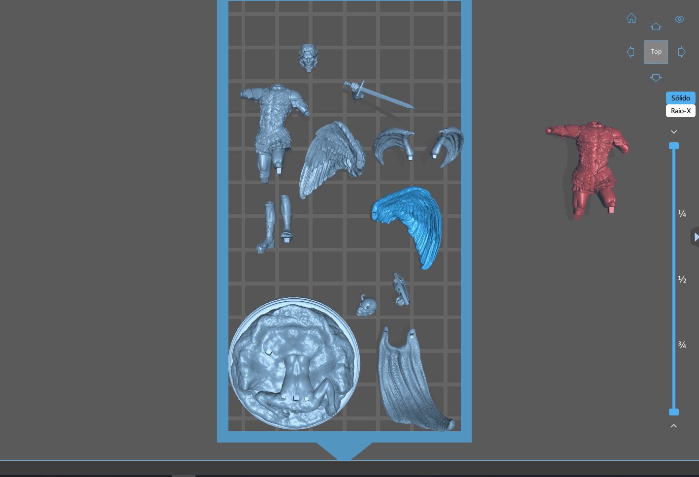 STL file St Michael Archangel・Model to download and 3D print・Cults