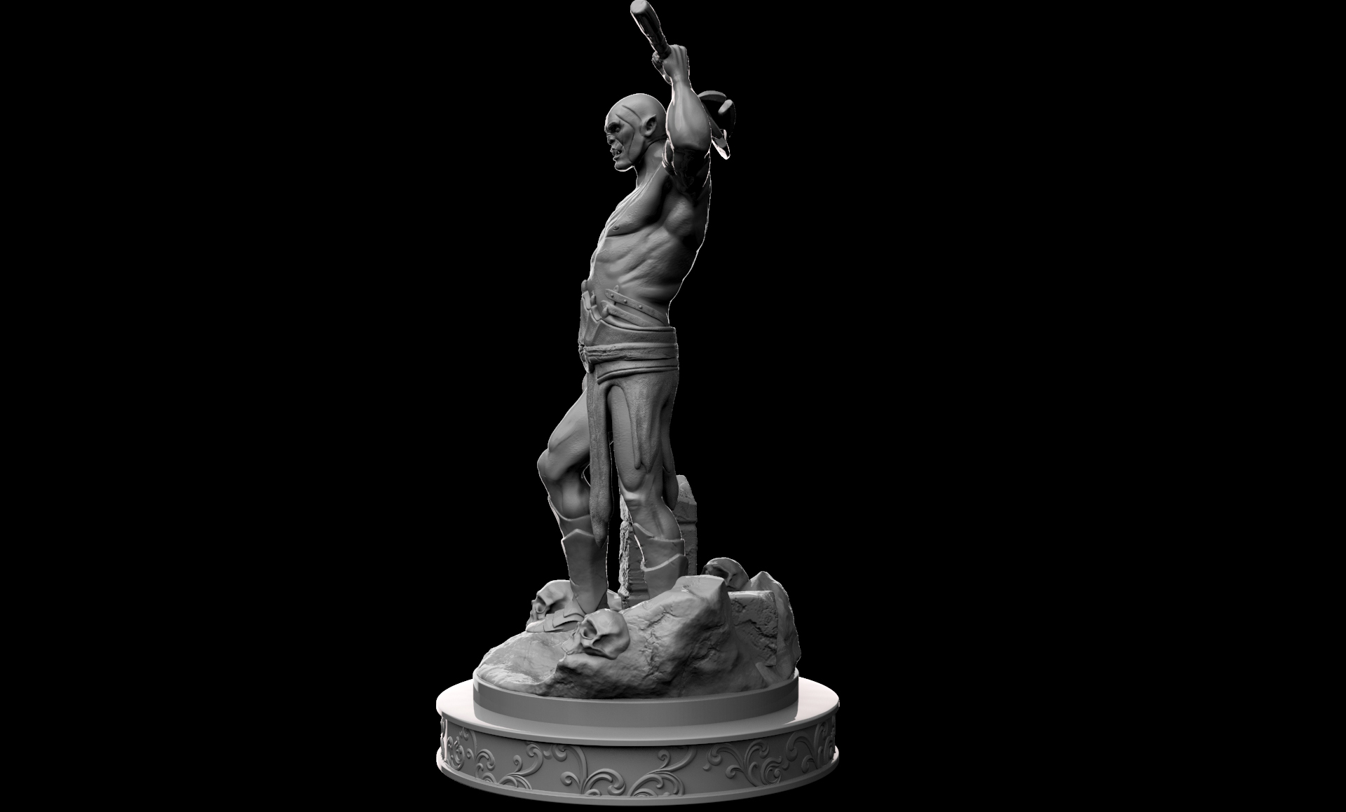 3D file Azog The Defiler Fan Art・3D printing idea to download・Cults