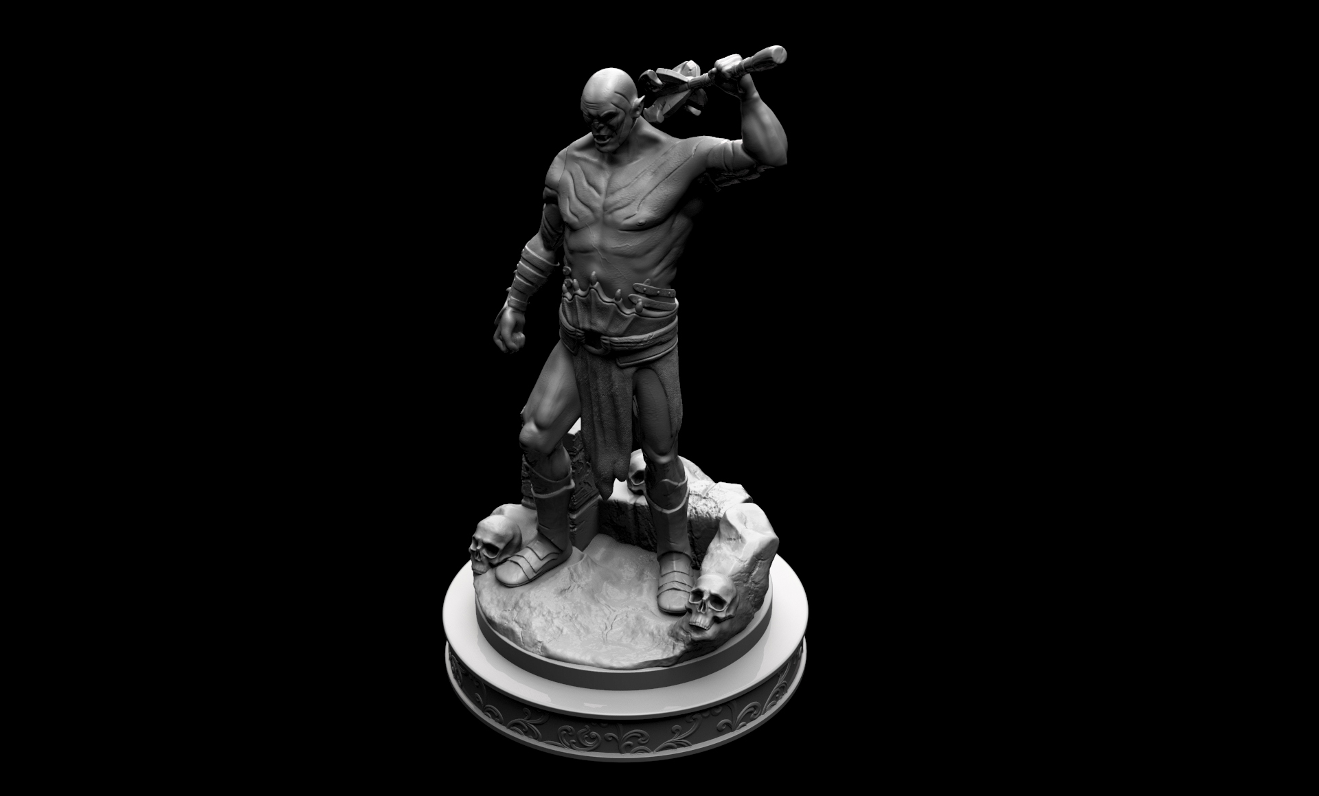 3D file Azog The Defiler Fan Art・3D printing idea to download・Cults