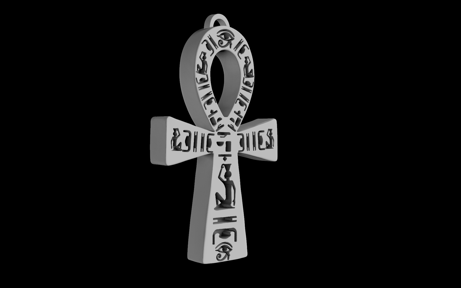 3D file Ankh Cross ・3D print model to download・Cults