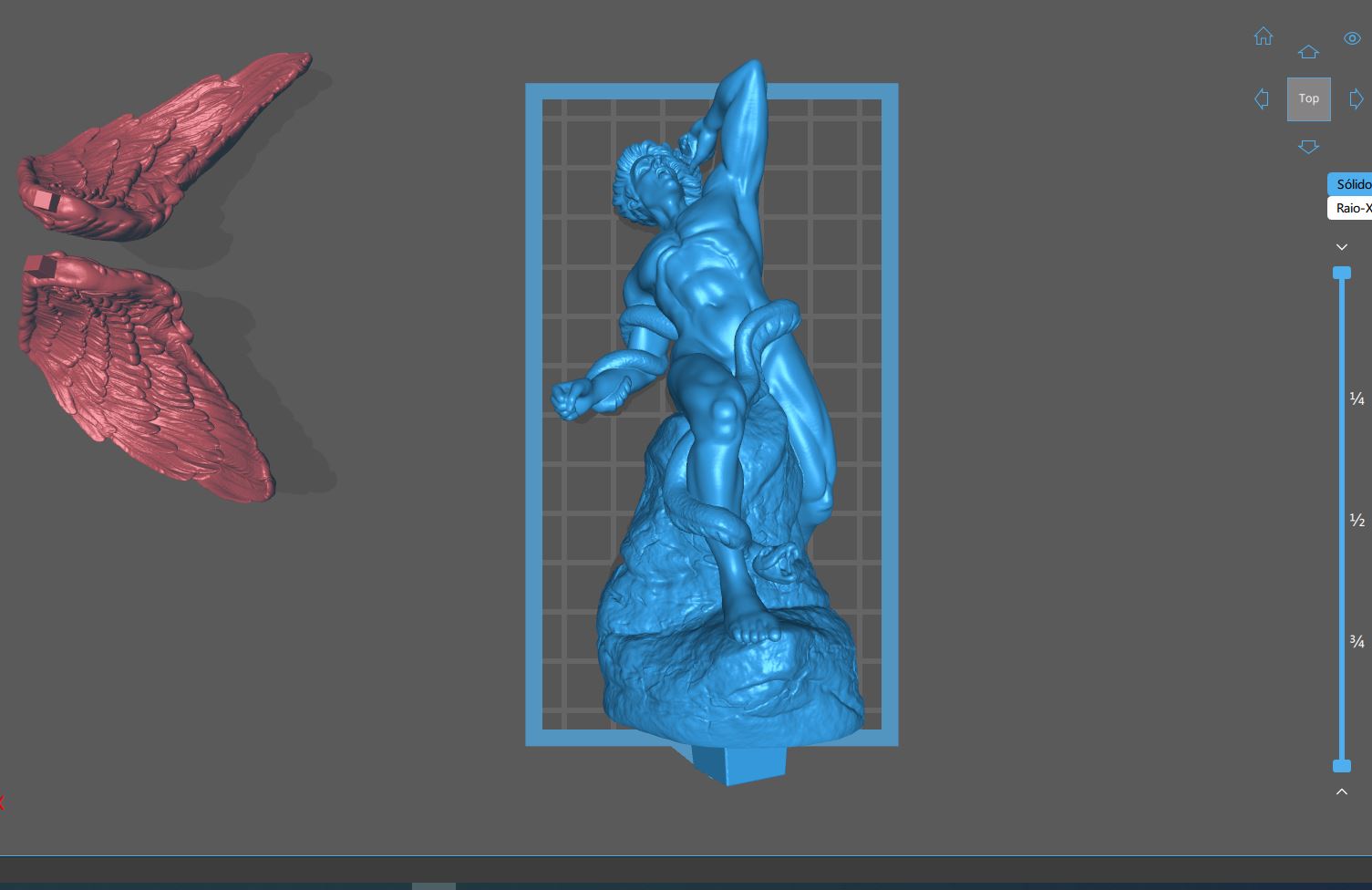 Archivo STL Ángel caído 🐉・Modelo imprimible en 3D para descargar・Cults