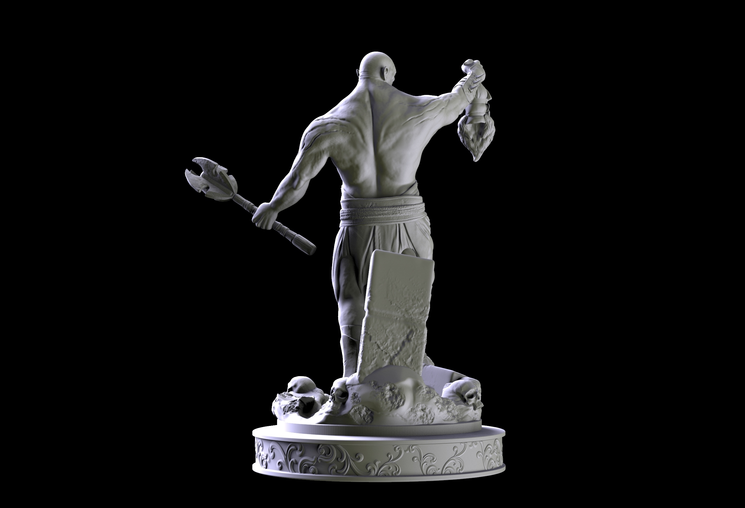 3D file AZOG Decaptation of King Thror・3D printing design to download・Cults