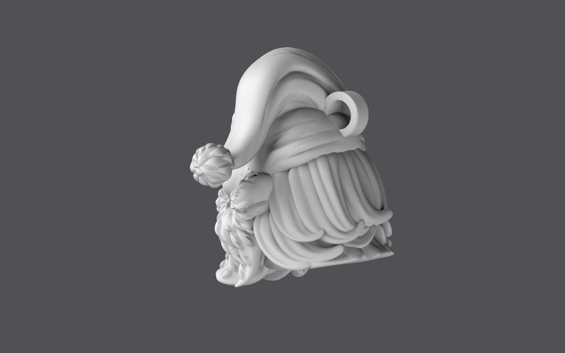 STL file Santa Claus Head 🎅・Design to download and 3D print・Cults