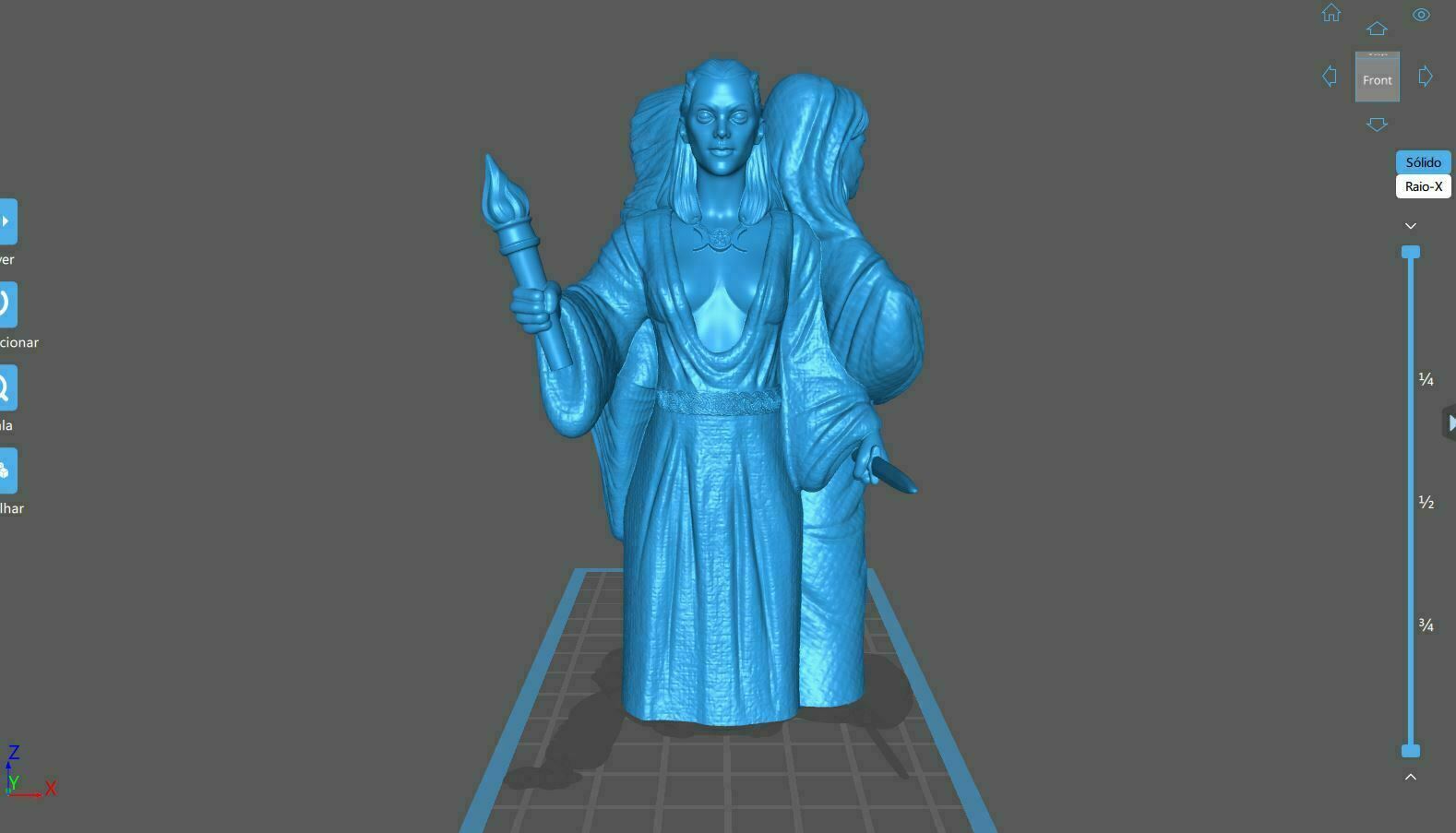 STL file Hecate 🌙・Template to download and 3D print・Cults