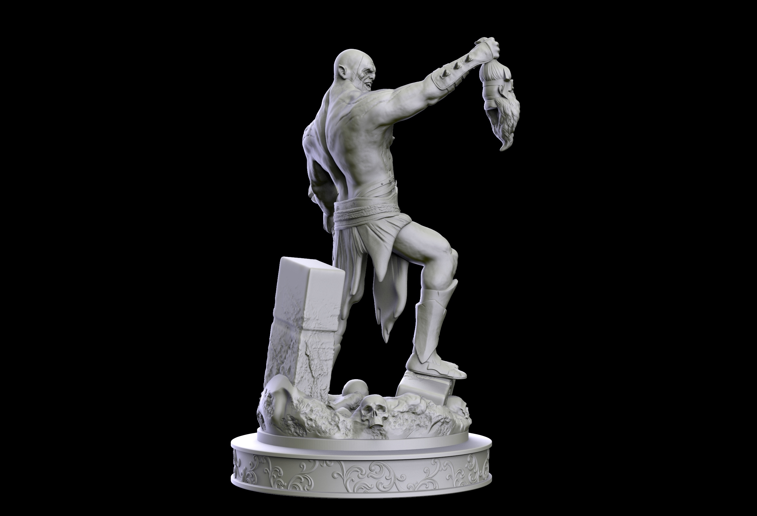 3D file AZOG Decaptation of King Thror・3D printing design to download・Cults