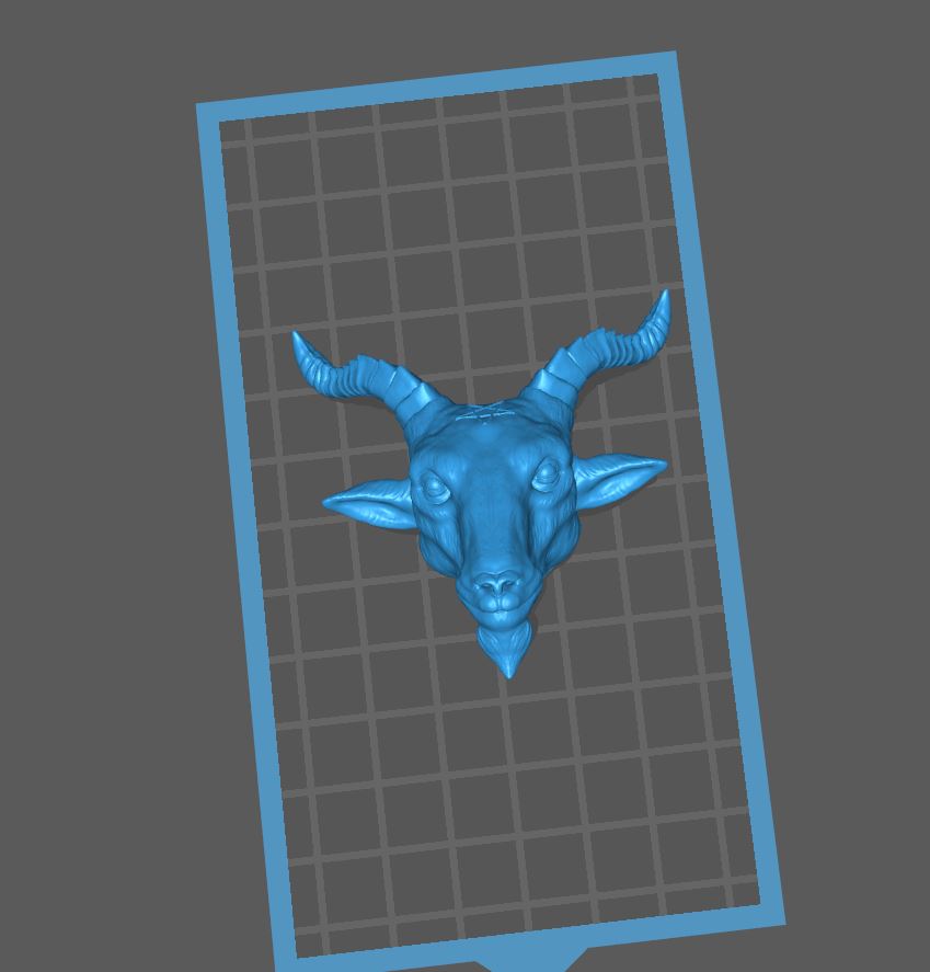 STL file Baphomet Head 👹・3D printing design to download・Cults