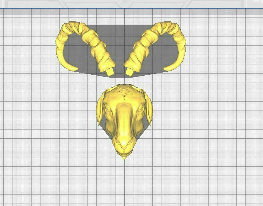 STL file Baphomet Head 2 👹・3D print model to download・Cults