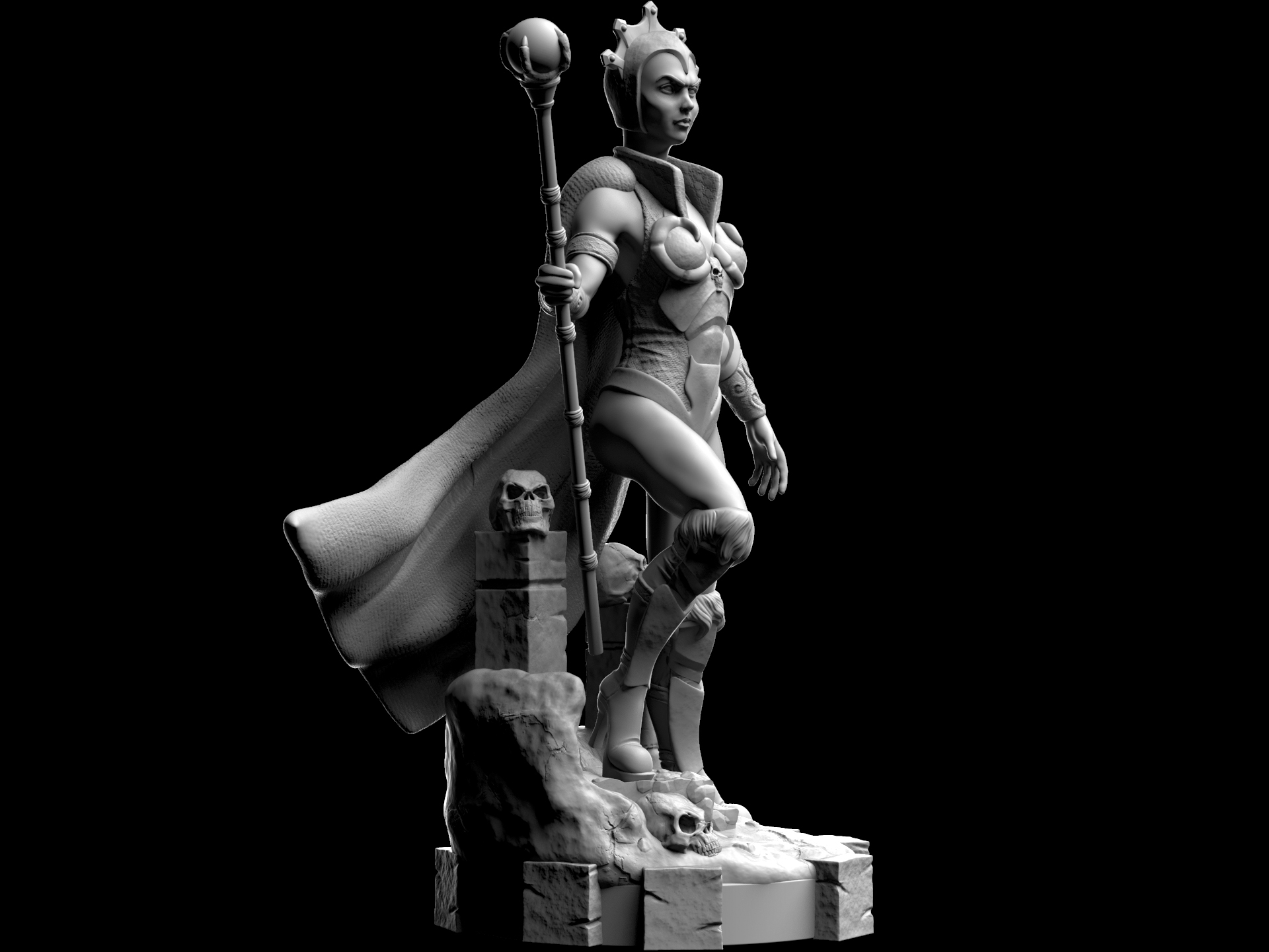 3D file Evil Lyn Fan Art・Model to download and 3D print・Cults