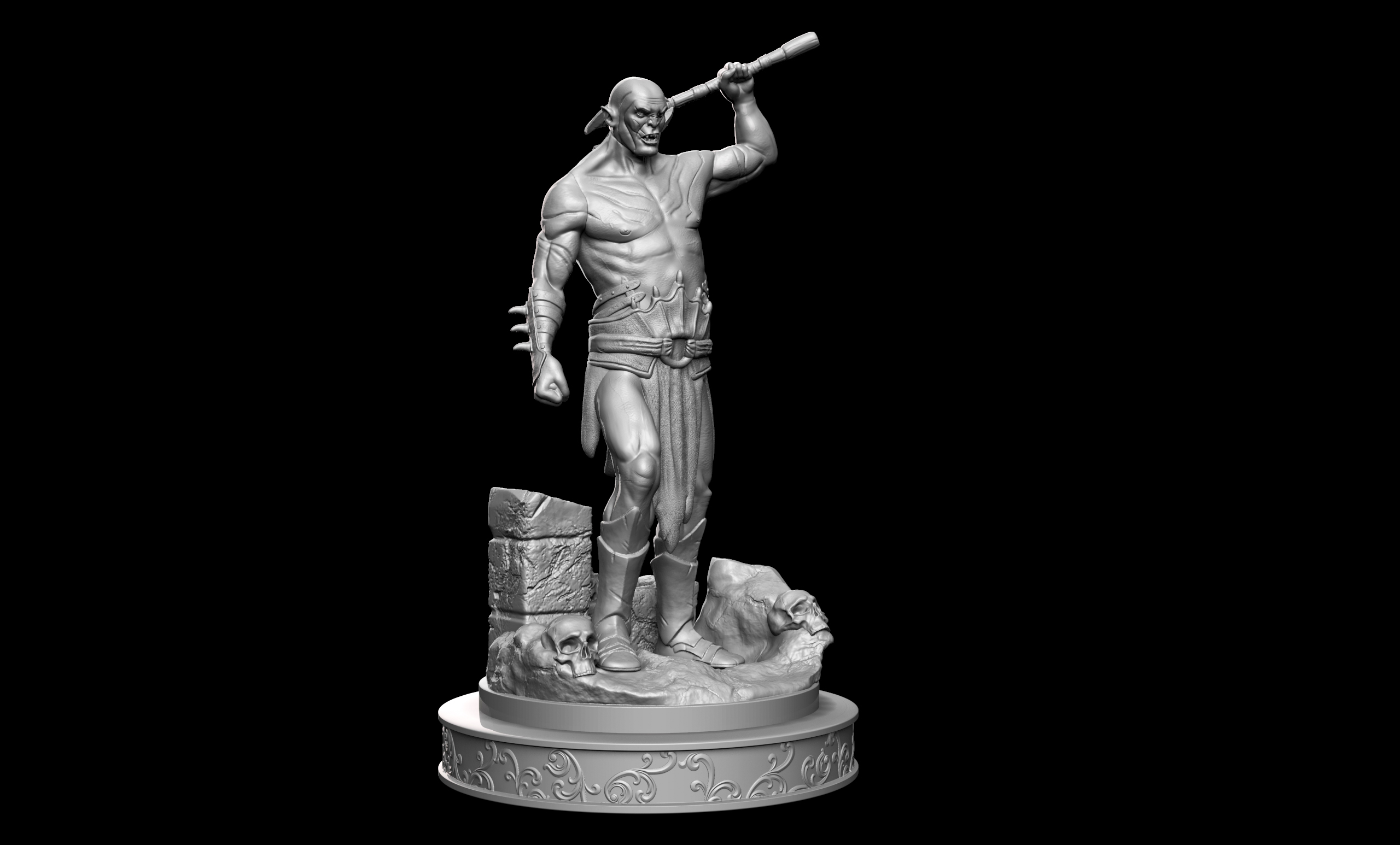 3D file Azog The Defiler Fan Art・3D printing idea to download・Cults