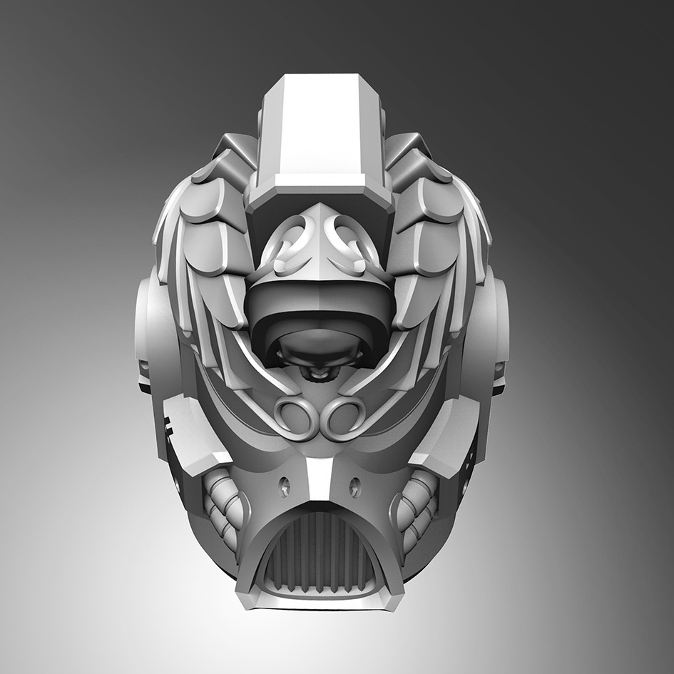 3D file Warhammer 40k generic Helmet High detailed ⚔・3D printer model ...