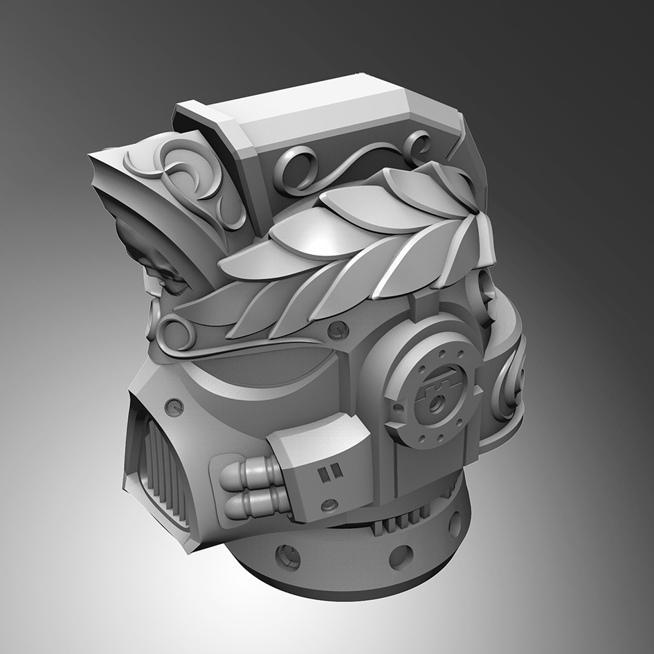 3D file Warhammer 40k generic Helmet High detailed ⚔・3D printer model ...