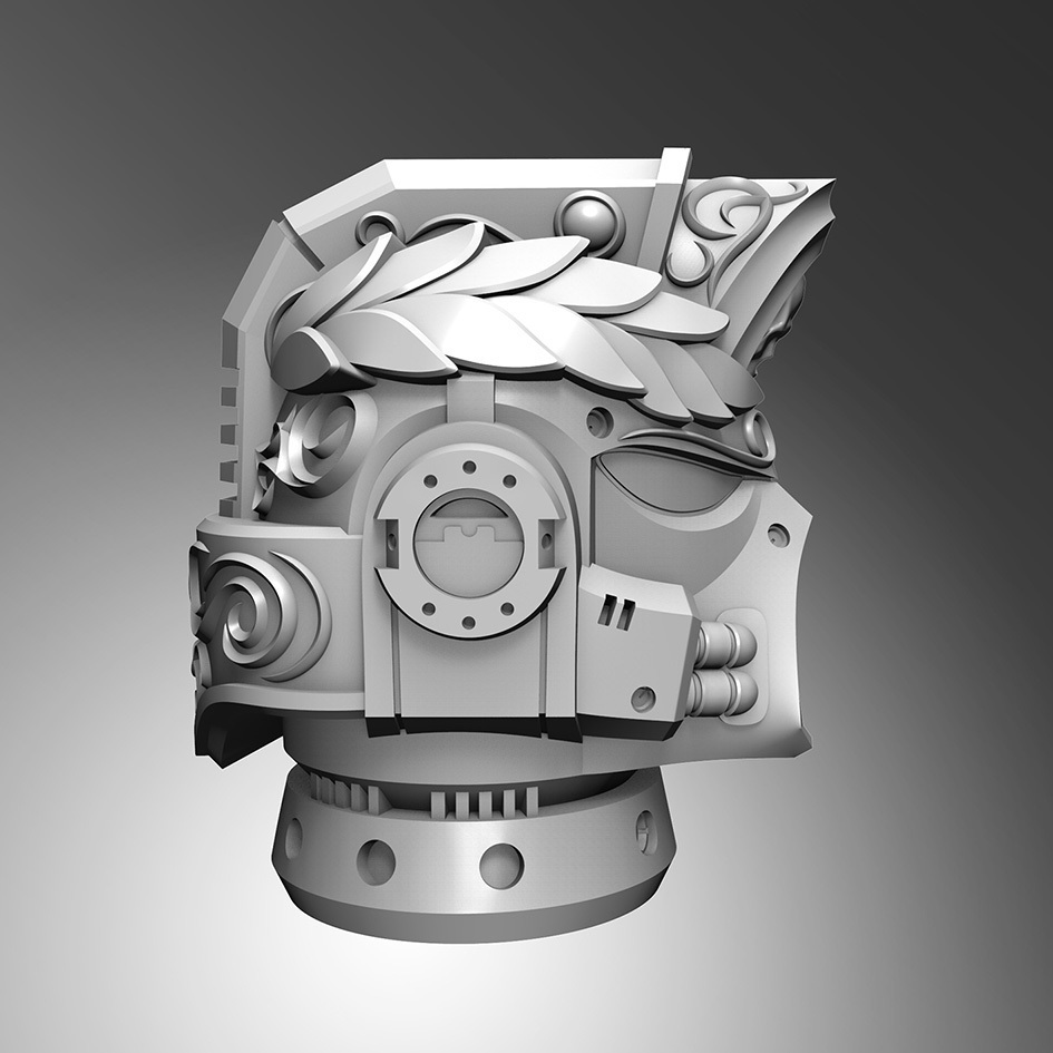 3D file Warhammer 40k generic Helmet High detailed ⚔・3D printer model ...