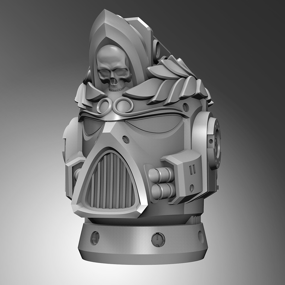 3D file Warhammer 40k generic Helmet High detailed ⚔・3D printer model ...