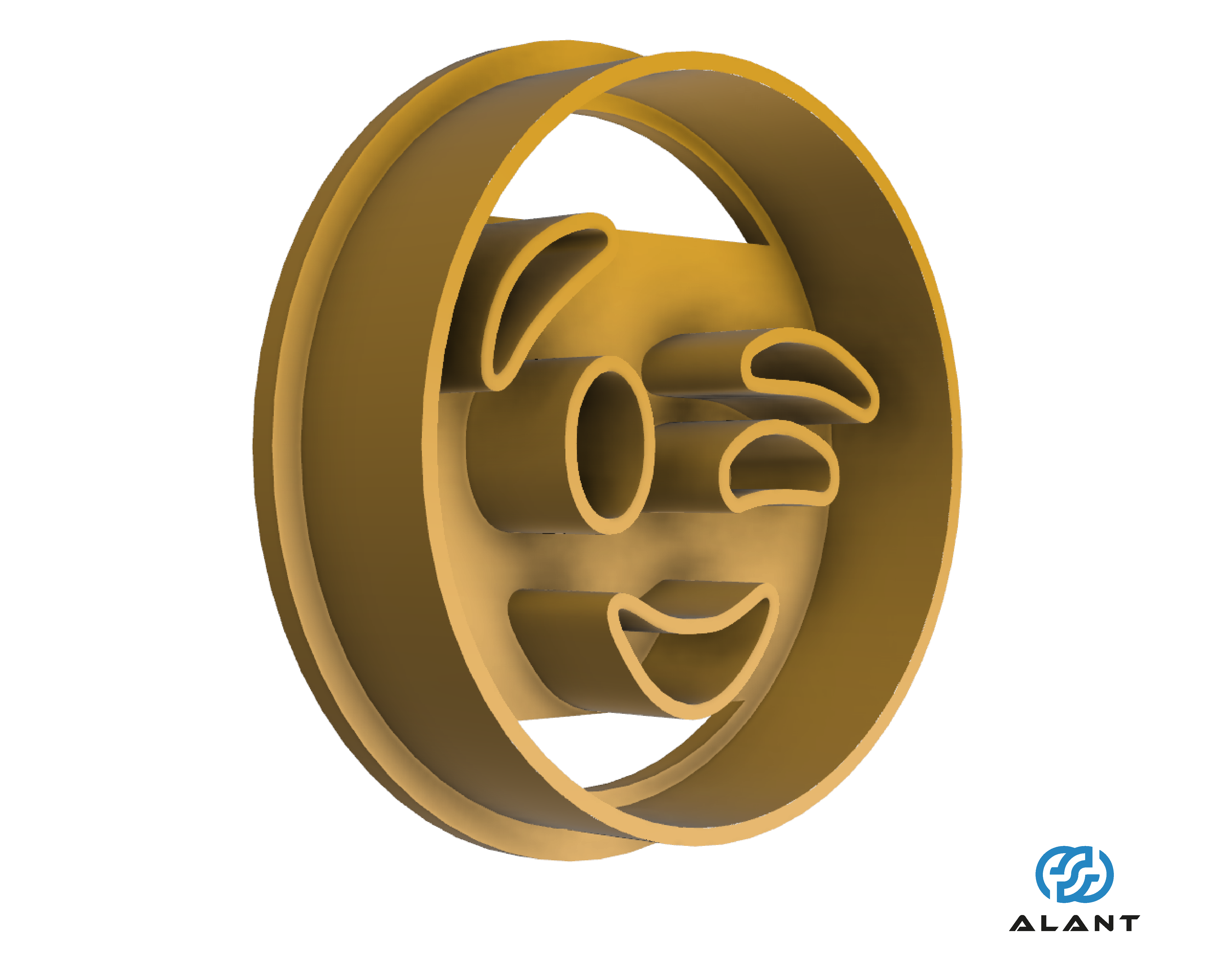 STL file Emoji-Wiking face-COOKIE CUTTER 🍪・3D printer model to download ...