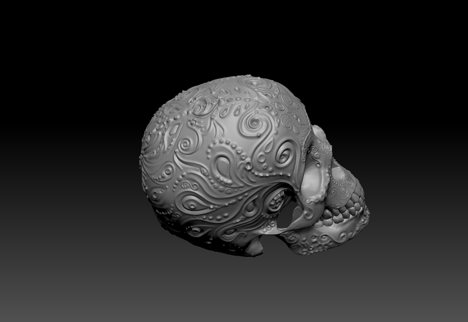 3D file Sugar Skull Ornament Skull for Halloween Decoration 💀・3D ...