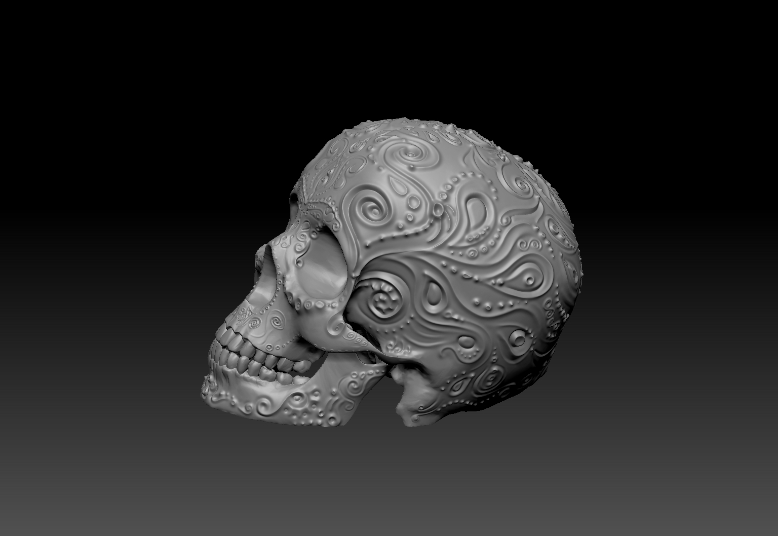 3D file Sugar Skull Ornament Skull for Halloween Decoration 💀・3D ...