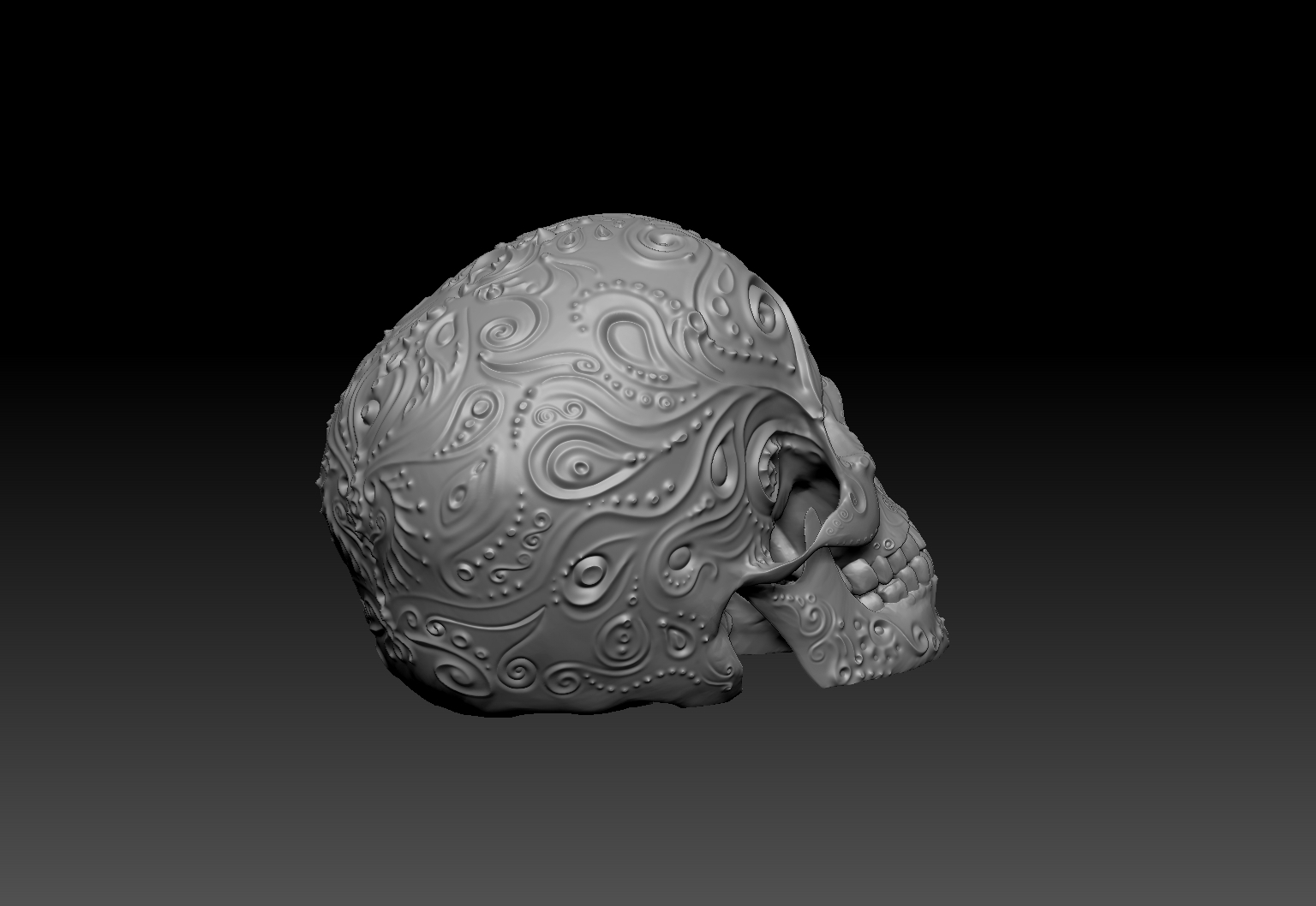 3D file Sugar Skull Ornament Skull for Halloween Decoration 💀・3D ...